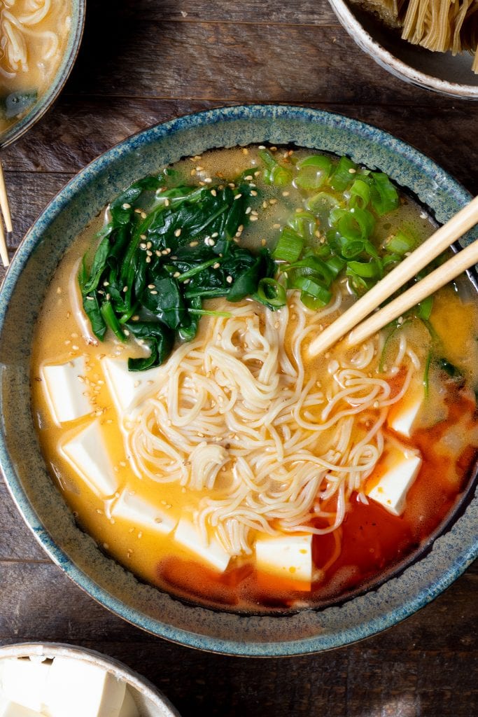 Spicy Creamy Instant Pot Ramen - Home-Cooked Roots