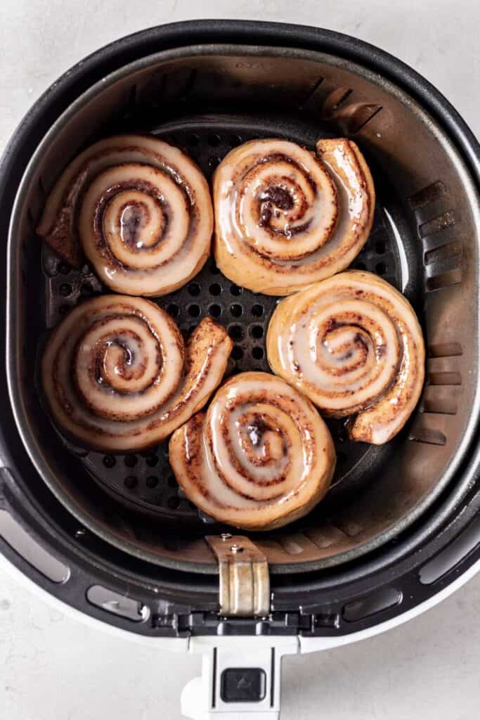 Air Fryer Cinnamon Rolls (from a can!) - Home-Cooked Roots