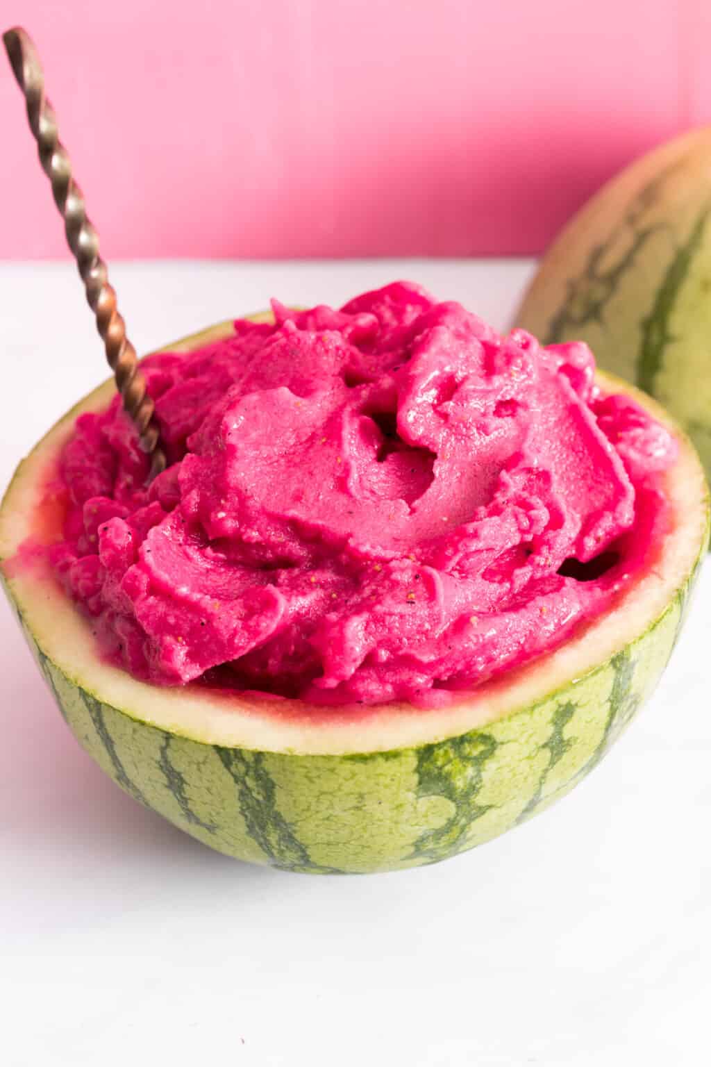 Hydrating Watermelon Smoothie Bowl (no banana!) - Home-Cooked Roots