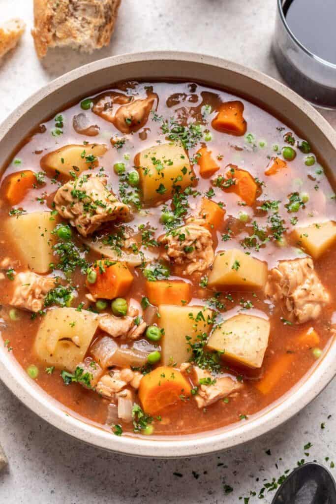 Hearty Vegan Beef Stew (Slow Cooker Recipe) - Home-Cooked Roots