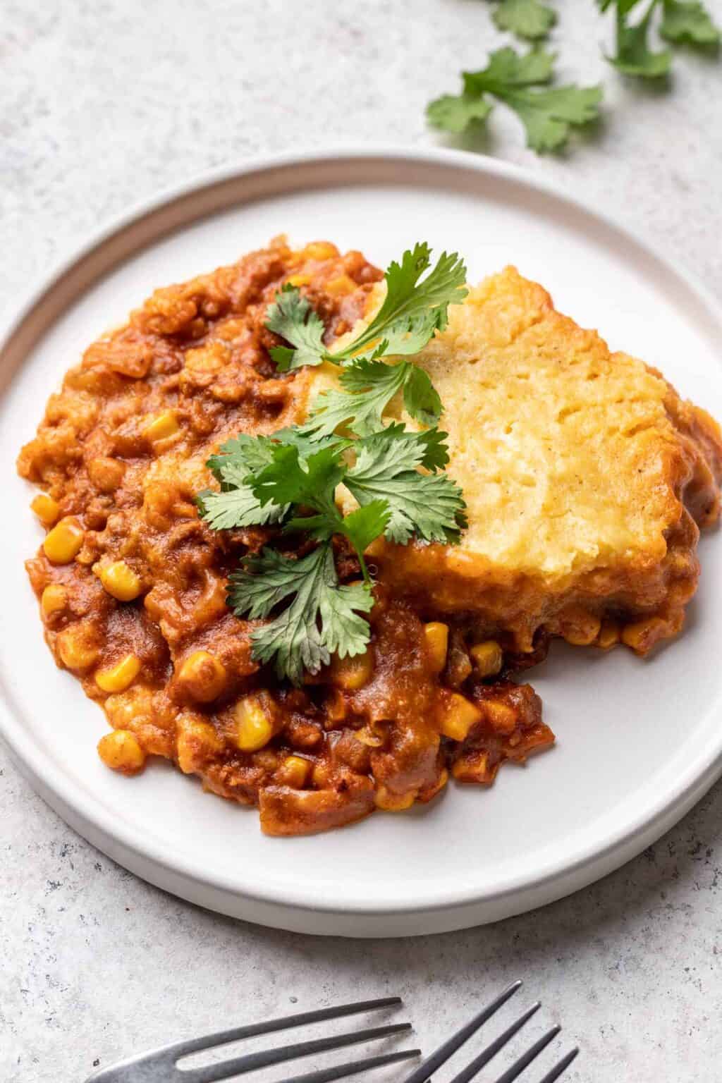 Crockpot Vegan Tamale Pie - Home-Cooked Roots