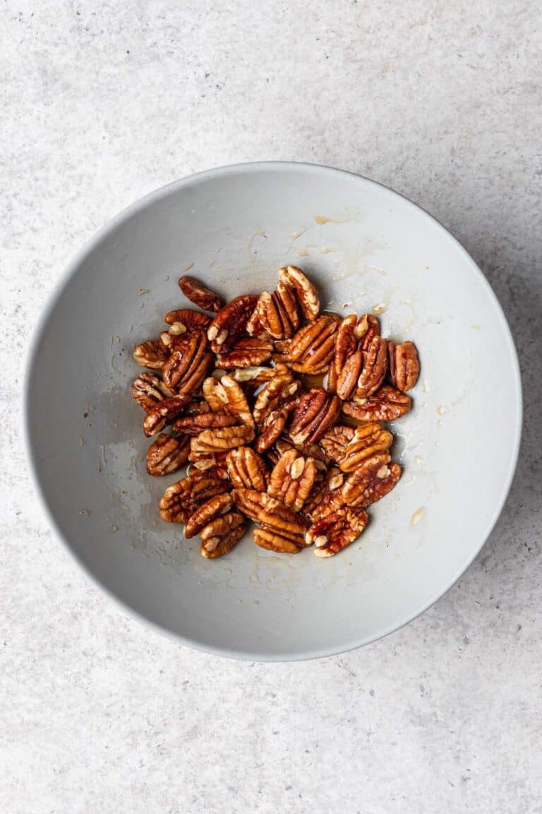 Maple Glazed Pecans (Just 3-Ingredients!) - Home-Cooked Roots