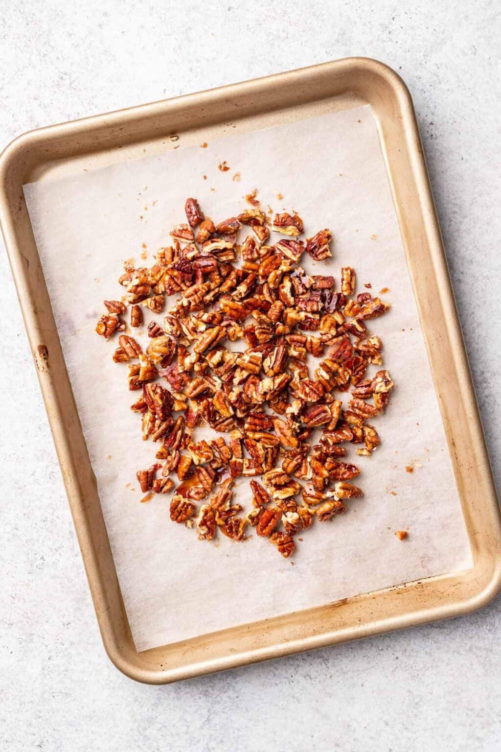 Maple Glazed Pecans (Just 3-Ingredients!) - Home-Cooked Roots