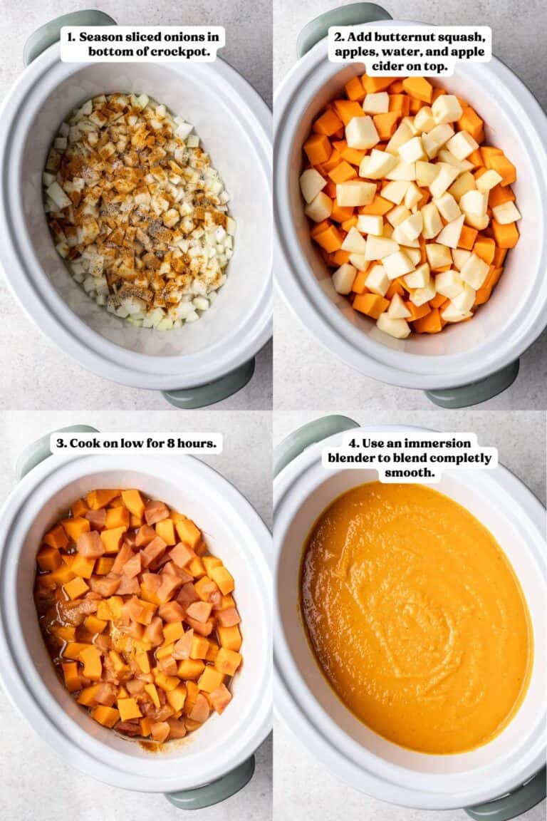 Easy Crockpot Butternut Squash Soup Recipe - Home-Cooked Roots
